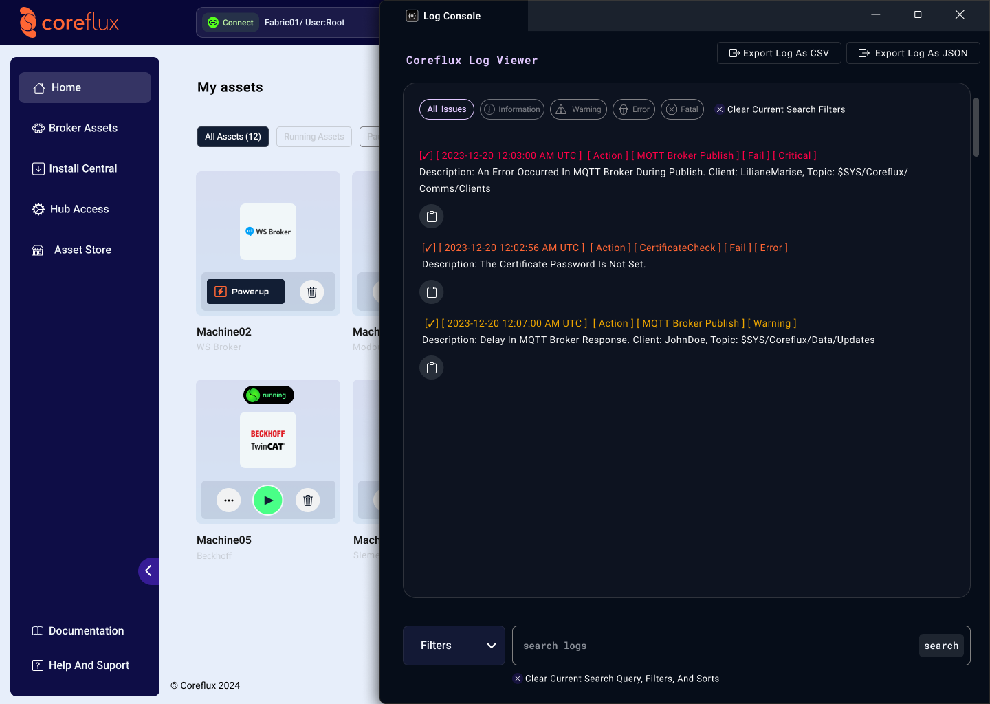 Coreflux Documentation
